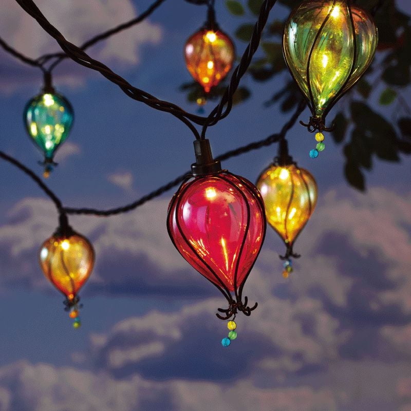 Plug-in 10 Count Multicolor Tear Drop String Lights, 10 Count - Walmart.ca