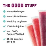 GoodPop 100% Fruit Juice Pops No Sugar Added Non-GMO 15ct - Walmart.com
