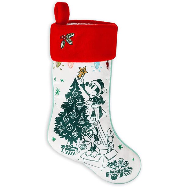 Disney Parks Mickey Mouse Holiday Stocking - Walmart.com