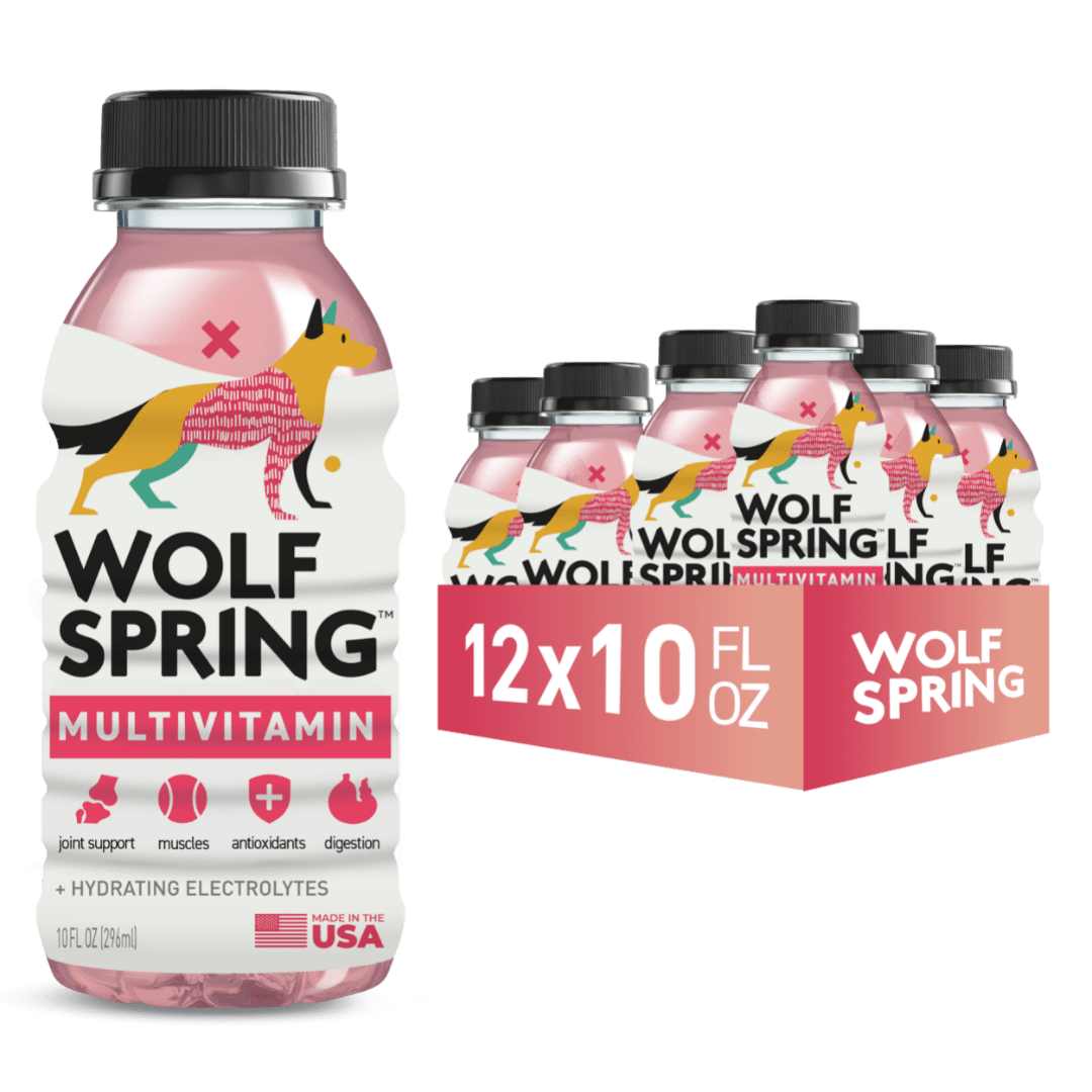 Wolf Spring Multivitamin Drink For Dogs | 12-Pack - Walmart.com