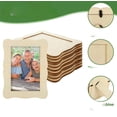 24 Pack Wooden Picture Frames 4x6, DIY Wood Picture Frames for Crafts ...