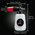 Suds Lab F1 Professional Foam Cannon with 32 ounce Canister, Adjustable ...