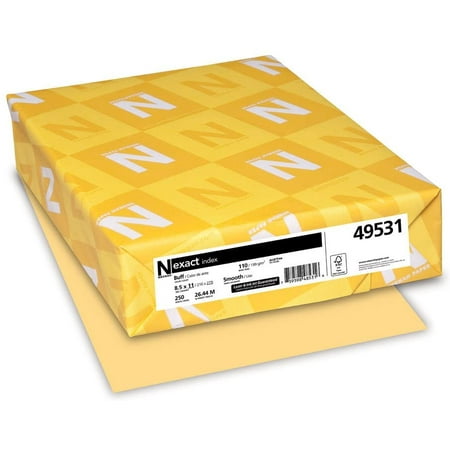 Neenah Exact Index Cardstock, Letter 8.5 x 11 Inches, 110 Pound Index ...