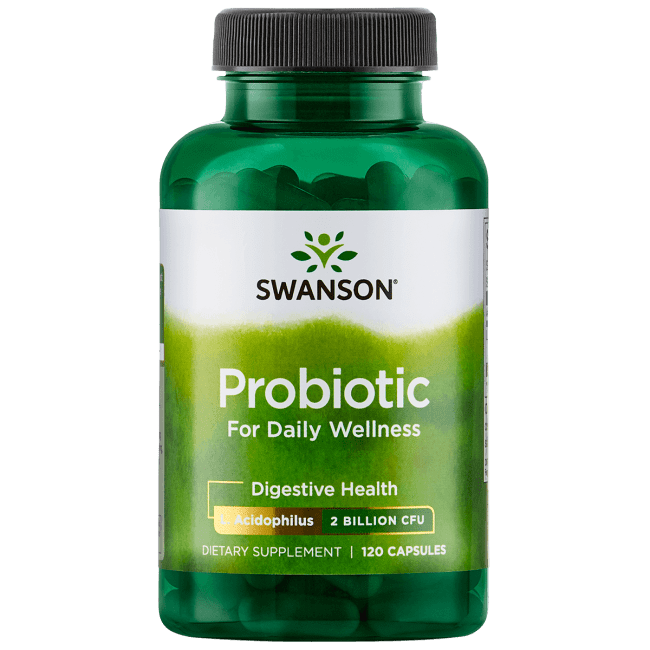 Swanson Probiotic for Daily Wellness 1 Billion Cfu 120 Caps - Walmart.com