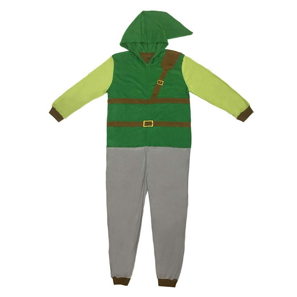 The Legend Of Zelda Link Pajama Union Suit Men's Costume-S/M - Walmart.com