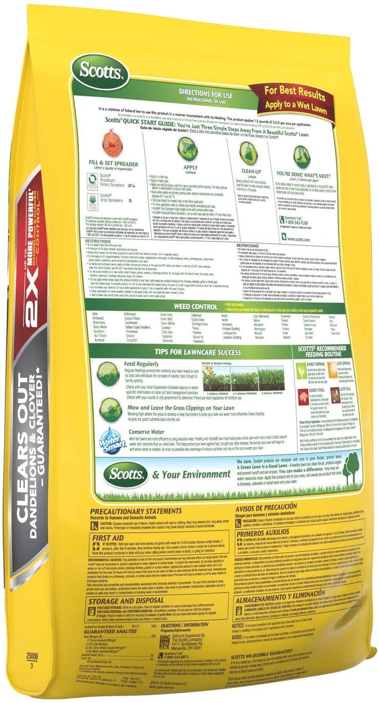 Buy Scotts Turf Builder Weed and Feed 3 - 5,000 sq. ft., 2-Pack Online ...