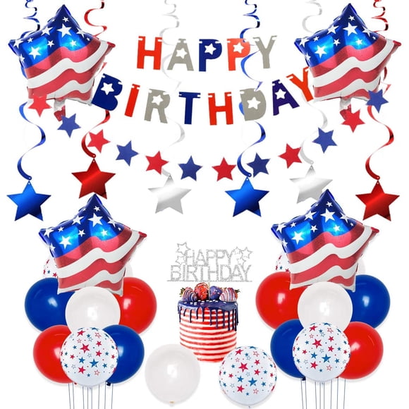Fourth July Birthday Decorations