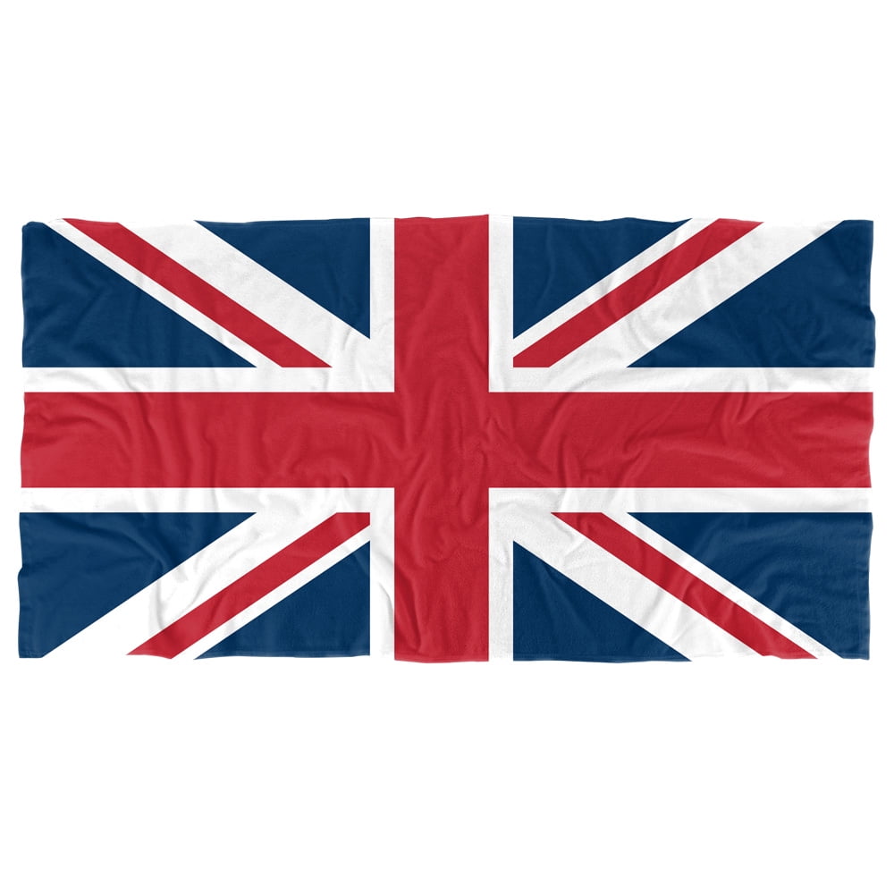 Union Jack Beach Towel, 30"x60", Beach Towel - Walmart.com