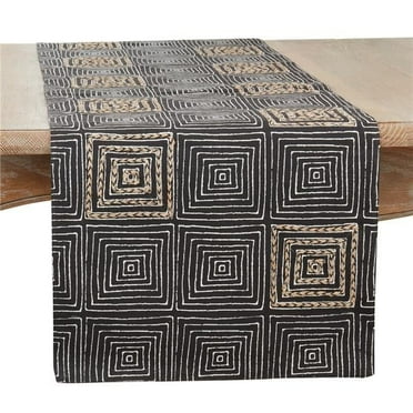 Saro Lifestyle Laser-Cut Hemstitch Table Runner - Walmart.com