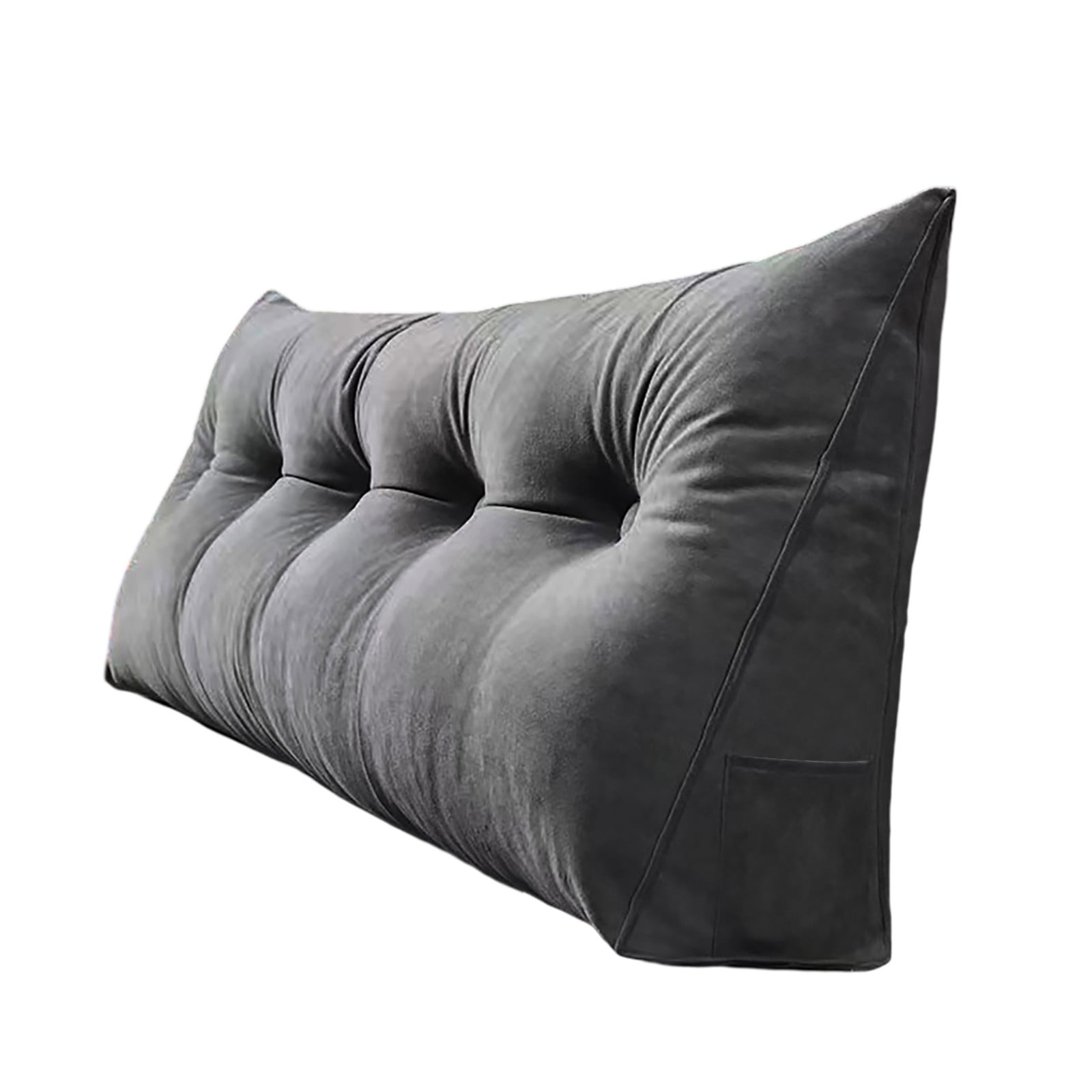 Click here for Uhnmki Dorm Triangular Headboard Bolster Pillow Wh... prices