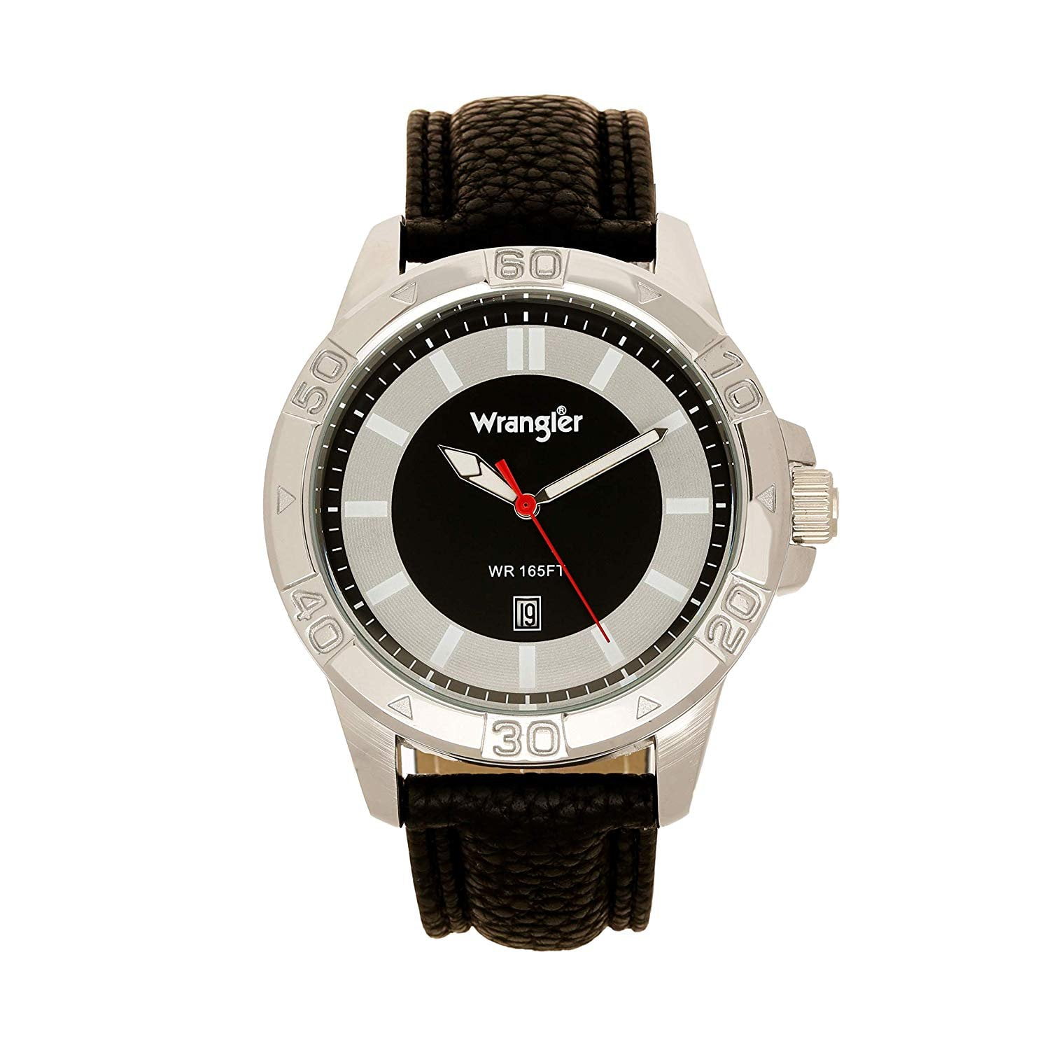 Wrangler Western Collection Analog Watch (Silver/Black) - Walmart.com
