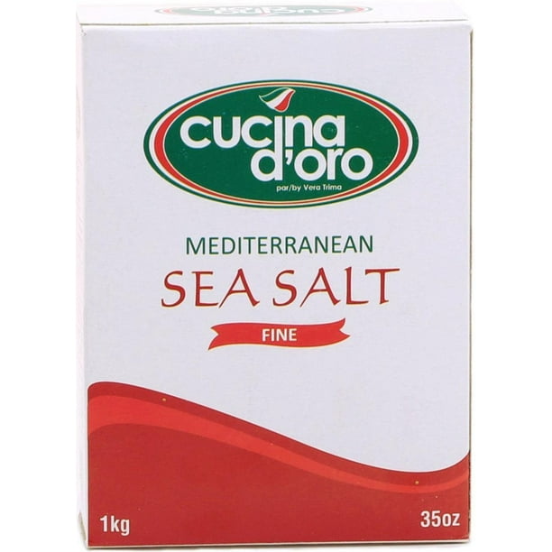 Cucina D'Oro Sea Salt Fine 1kg - Walmart.ca