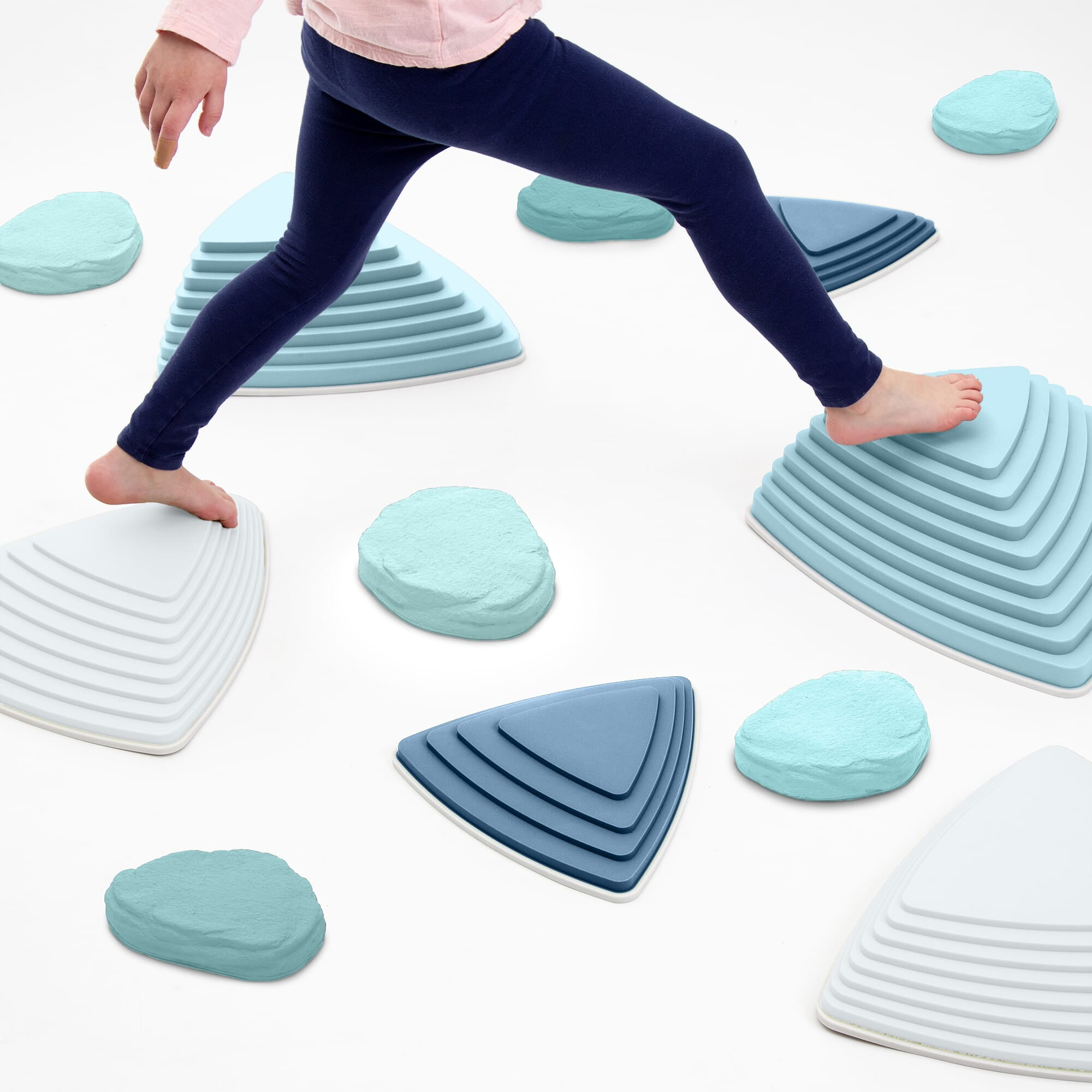 JumpOff Jo Rocksteady Plus Balance Stepping Stones and Puddle Jumper ...