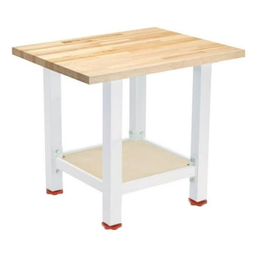 Seville Classics UltraHD® Height Adjustable 4-Foot Heavy-Duty Wood Top ...