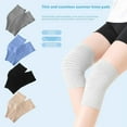 QHUDLV Cotton -thin Curved Knee Pads for Spring Summer Warmth Joint ...