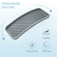 EGWON Silicone Sponge Holder Kitchen Sink Organizer Tray, Bathroom ...