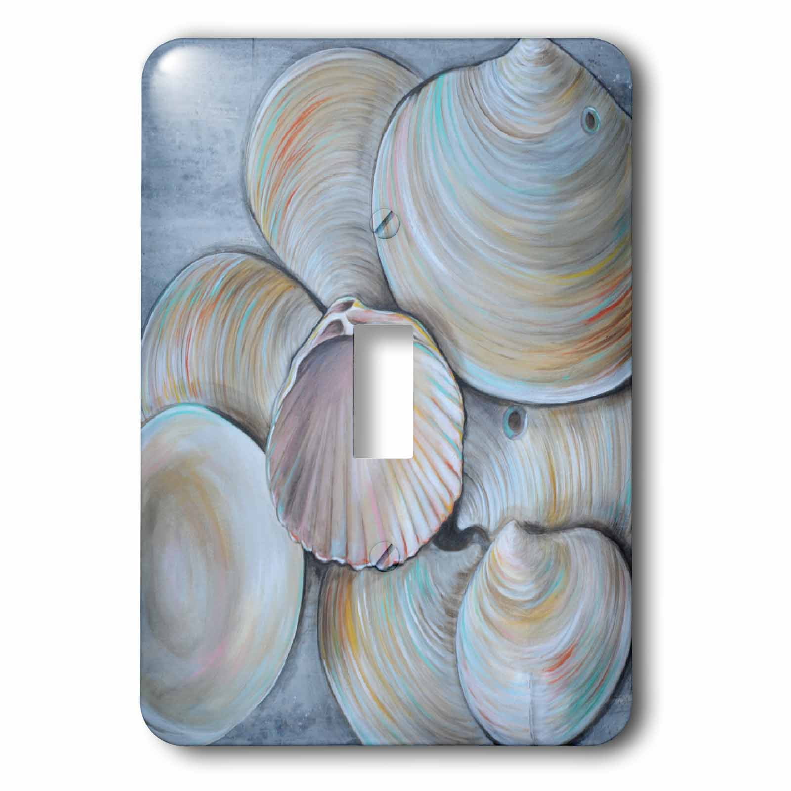 Pastel Seashells single toggle switch lsp-317108-1 - Walmart.com