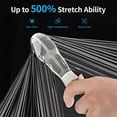 luopital Hand Stretch Wrap 15 in x 1000 ft with Two Handles Clear ...