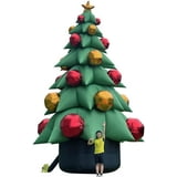OZIS 26Ft Tall Inflatable Christmas Tree, Outdoor Airblown Green ...