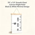 CCOCC Canvas Growth Chart Growth Height Chart Handing Ruler Wall Decor ...