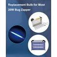 6 Pack FSL BL T8 F10W Bug Zapper Replacement Bulb for 20W Bug Zapper ...