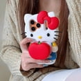 Cute Cartoon Sanrio Hello Kitty Phone Case For iPhone 17 Pro Max 16 15 ...