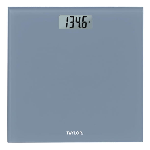 Taylor Báscula de baño de vidrio digital para peso corporal, plataforma ...