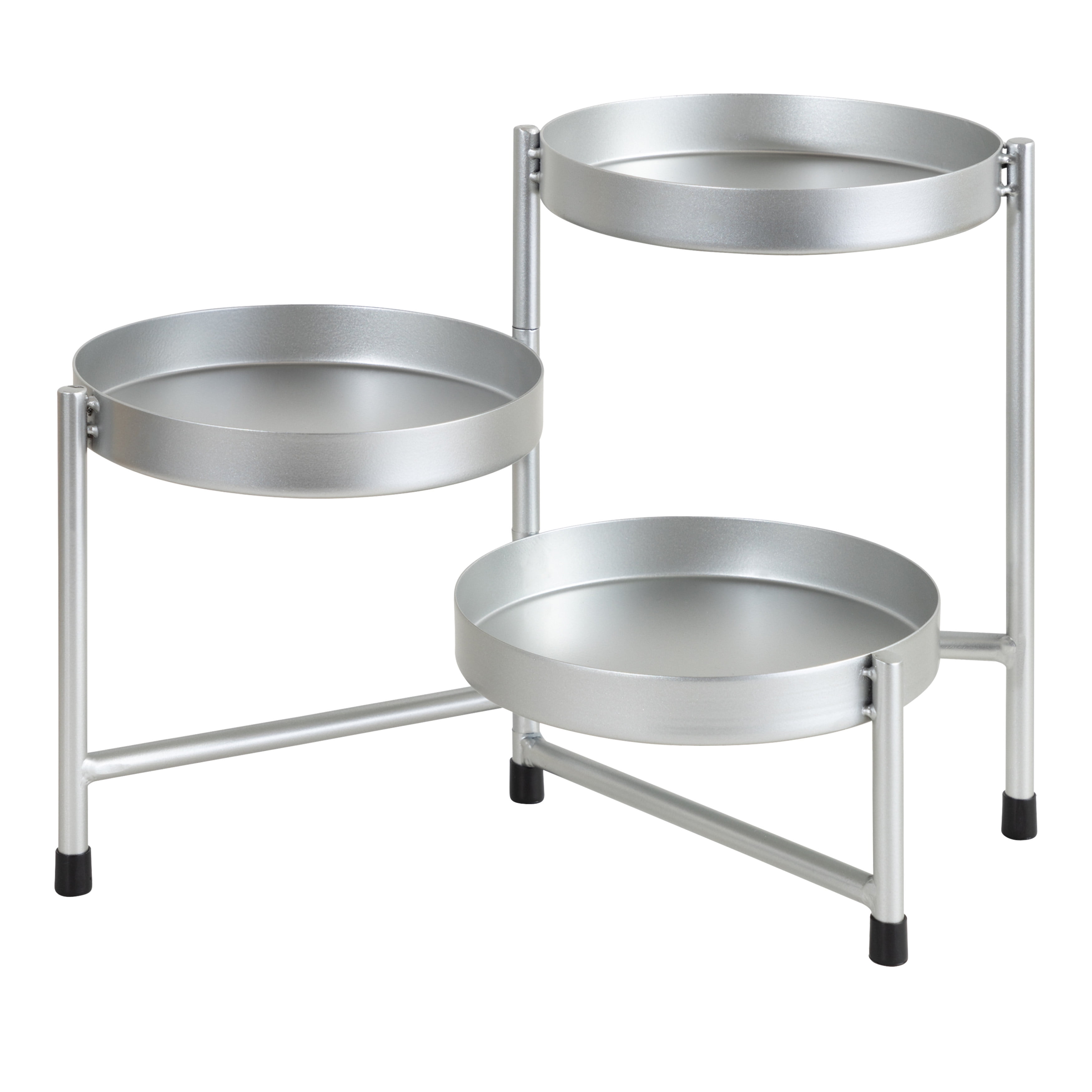 Kate and Laurel Finn Modern Tri-Level Plant Stand, 7.25 x 7.25 x 10 ...