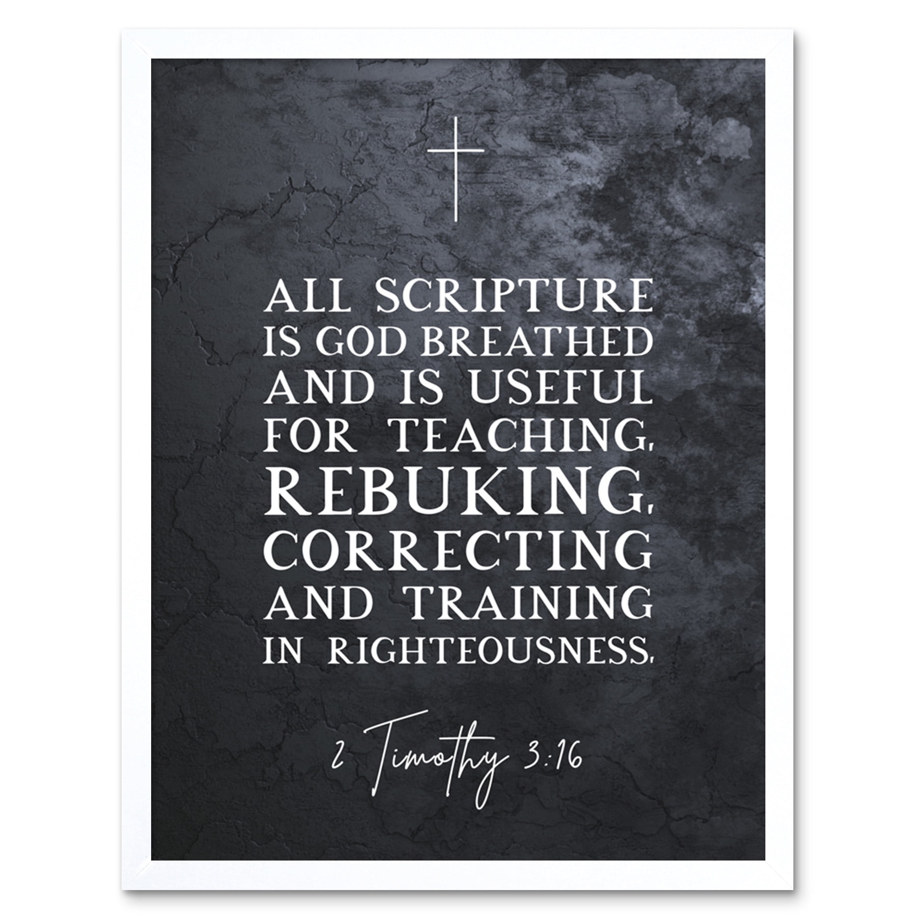 2 Timothy 3:16 All Scripture is God Breathed Christian Bible Verse ...