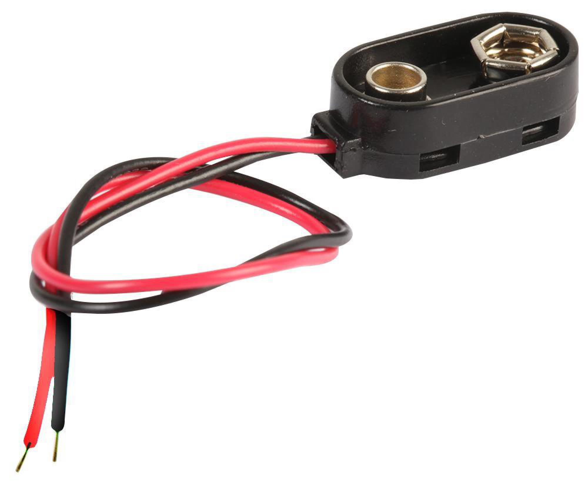 PRO POWER - Safety Snap-On PP3 Battery Connector, 5 Pack - Walmart.com