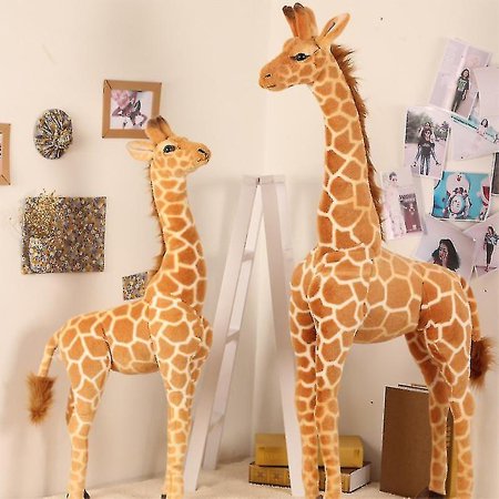 140cm Giant Size Giraffe Plush Toys Cute Stuffed Animal Soft Gira ...