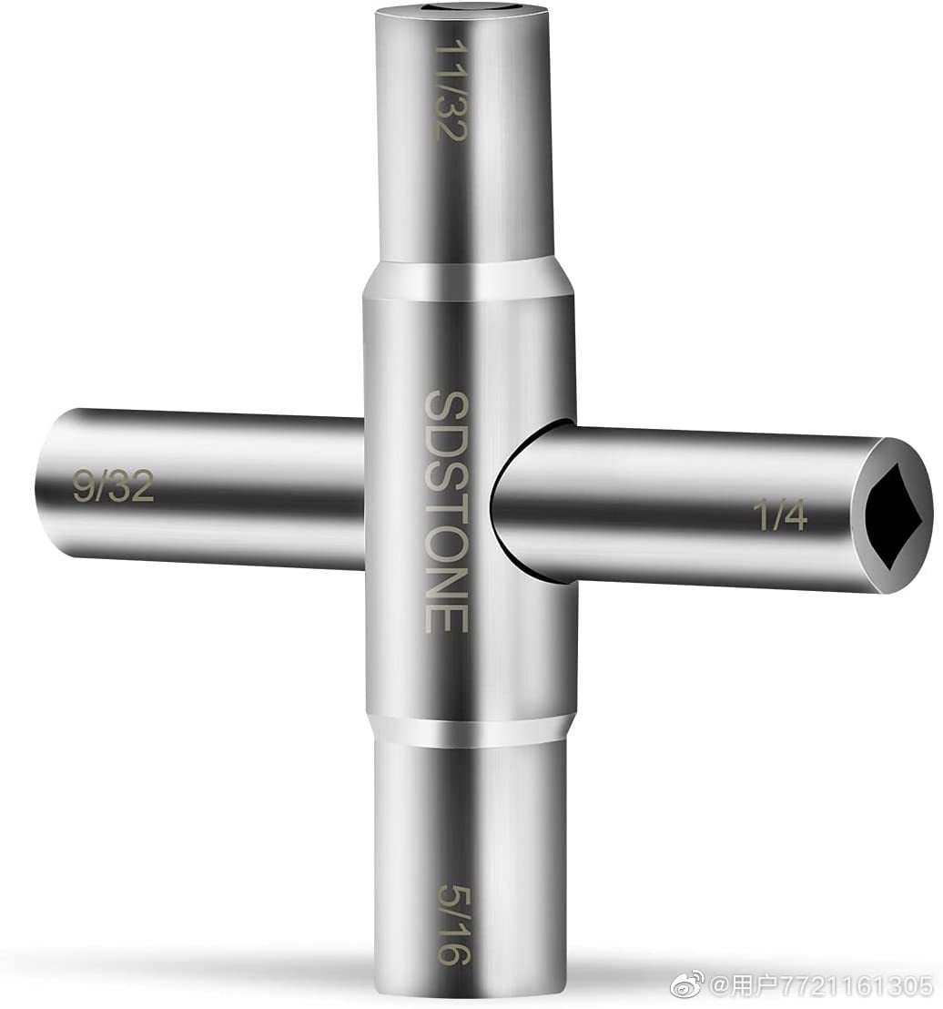 Sdstone Water Key 4 Way Sillcock Key Fits Sillcock, Stopcock and Valves ...