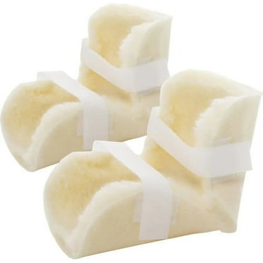 Sheepette® Synthetic Lambskin Heel Protectors - Walmart.com