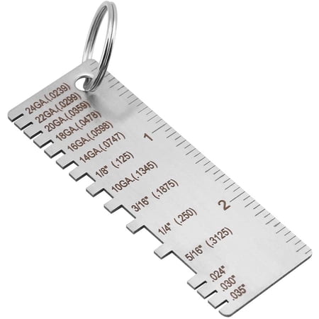 Measuring Ruler, Thickness Measuring Tool Stainless Steel Wire ...