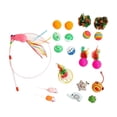 Bell Balls Cat Toy Set with Catnip Toy and Simulation Mouse, Crinkle ...