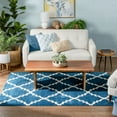 Well Woven Sydney Lulu's Lattice Modern Area/Oval Rug - Walmart.com