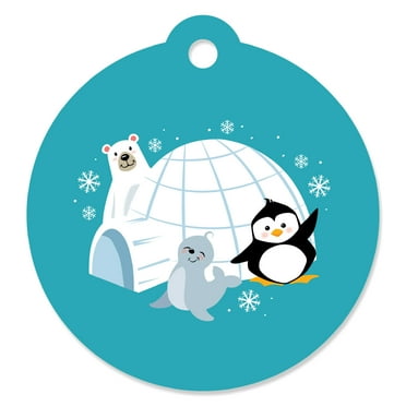 Big Dot of Happiness Arctic Polar Animals - Polar Bear Seal Penguin ...
