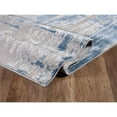 Abani Vista 4'W x 6'D VST130A Modern Blue Area Rug - Walmart.com