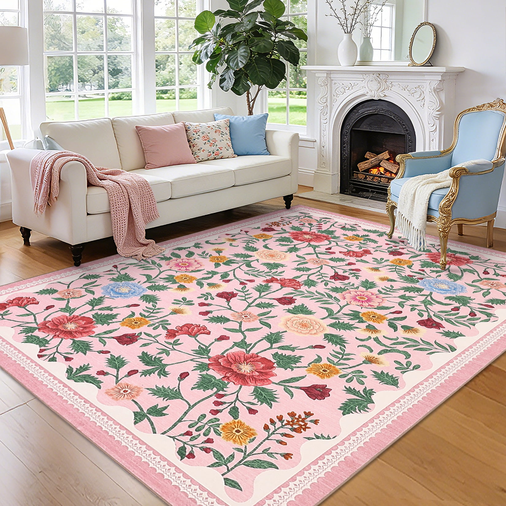 Click here for Garvee 8x10 Vintage Floral Area Rug Living Room Ru... prices