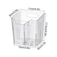 Adhesive Bathroom Organizer, No Drill Wall Mount Storage Rack with ...