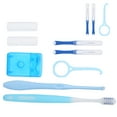 Crtynell Oral Care Kit, Portable Toothbrush Kit Oral Care Travel Kit ...