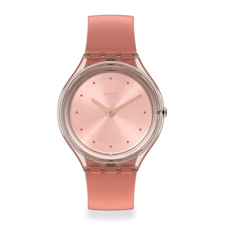 Swatch Essentials Swiss Quartz Silicone Strap, Pink, 16 casual Watch (Model: SVOK108) | Walmart ...