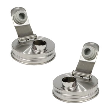Masontops Multi Top - 2 Pack - Regular Mouth Mason Jar Lids With Easy ...