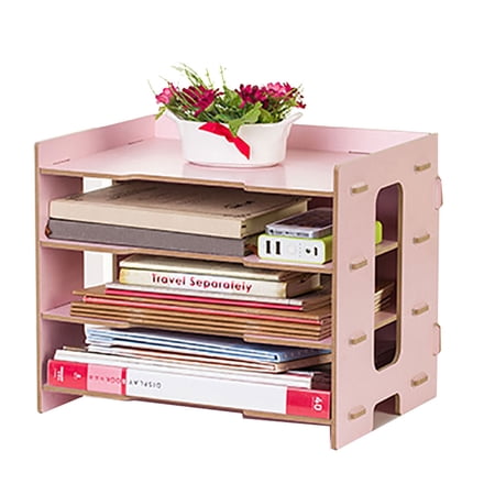 Modern Bedside Office Display Rack Magazine File Organizer Desktop ...