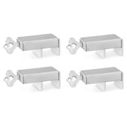 Sliding Window Lock, 1/2 in., Diecast Construction, White, For Vinyl ...