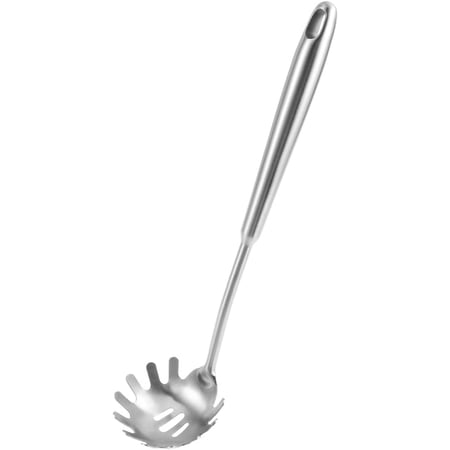 Pasta Server Spoon Spaghetti Noodle Fork Food Strainer Serving Slotted ...