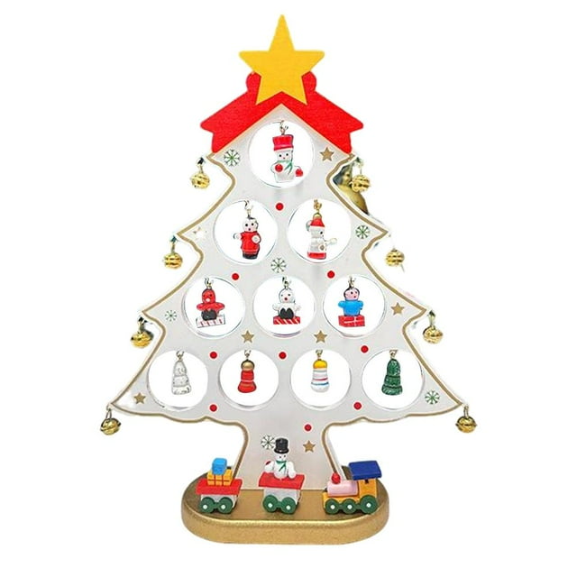 SharkTRUE Wooden Advent Calendar, 2025 Countdown Christmas Tree Wooden ...