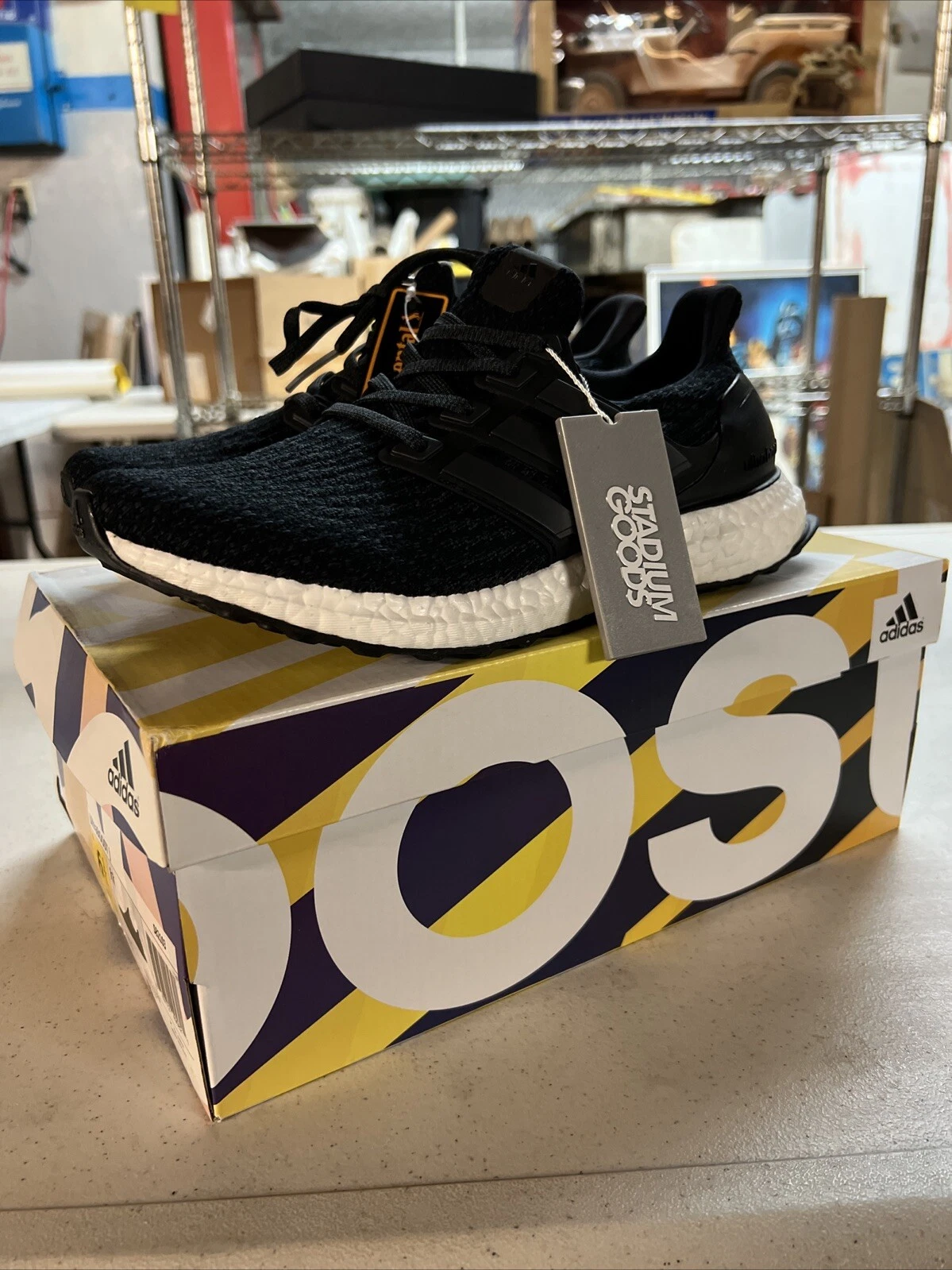 Ad-id-as Ultraboost 1.0 J Low GS Running Shoes Black HQ4218 Men’s Size ...