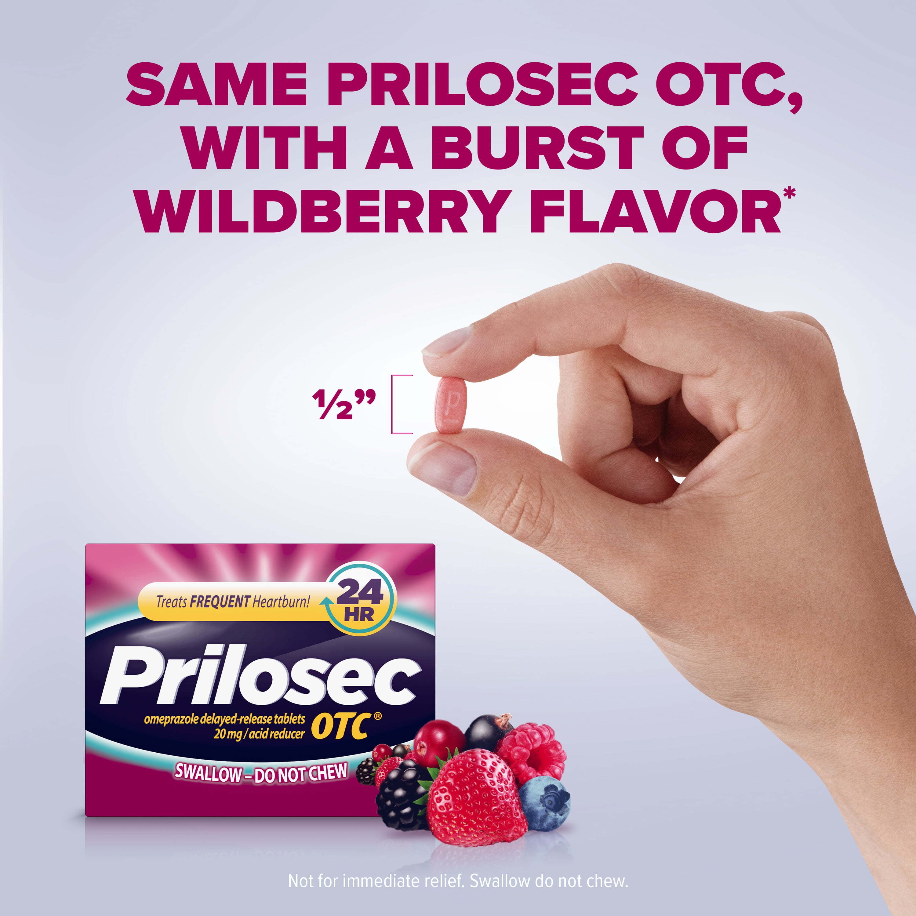 Prilosec Otc Wildberry Tablets Barcode