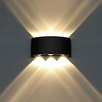 6w Aluminum Led Indoor Wall Light Modern Up Down Spotlight Wall Lamp ...